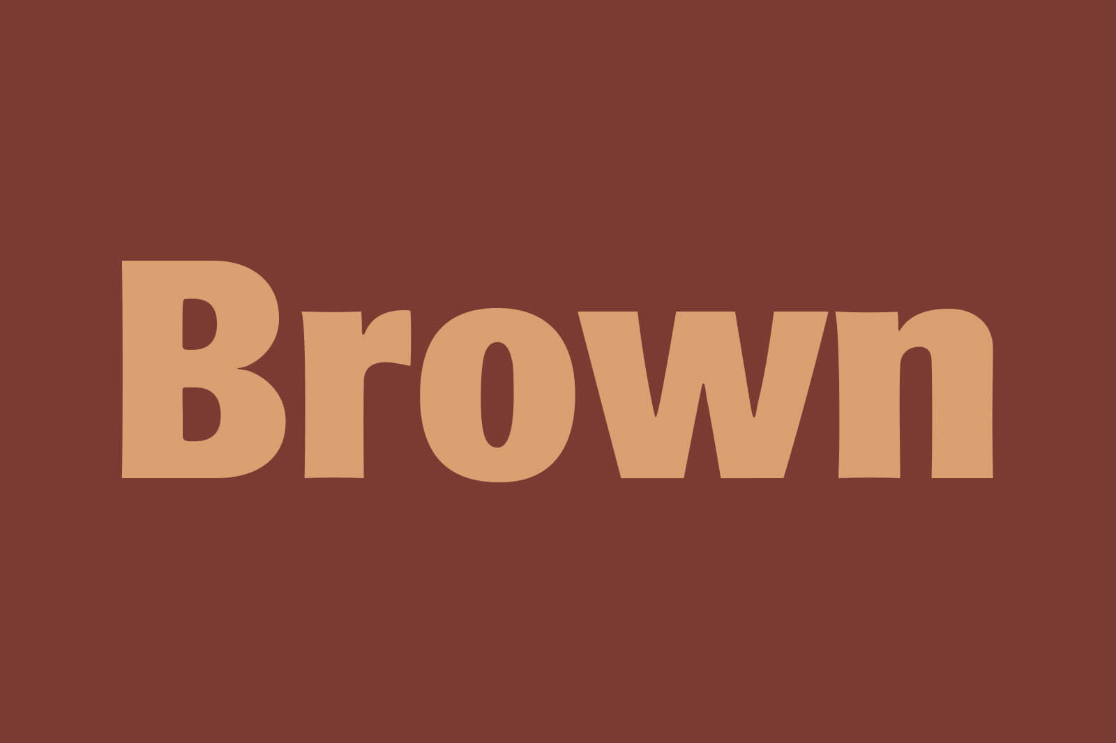 Brown Font Family - FontforFree
