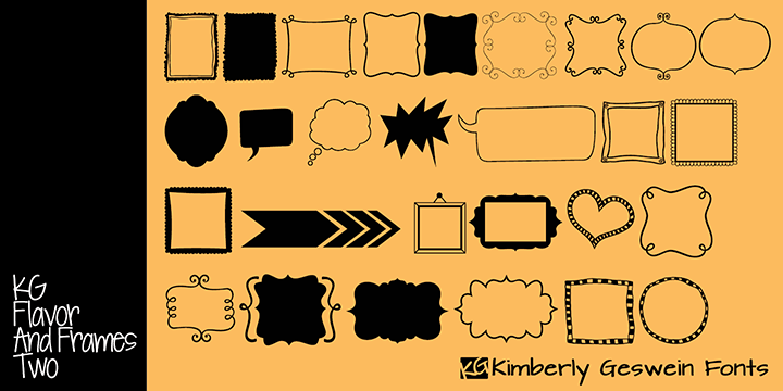 KG Flavor And Frames Two Font - Download Free Fonts