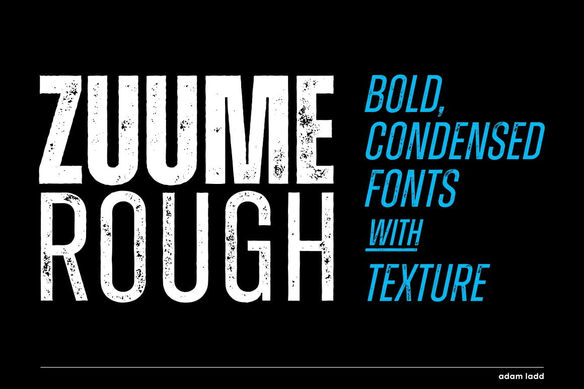 Zuume Rough Font Family - Download Free Fonts