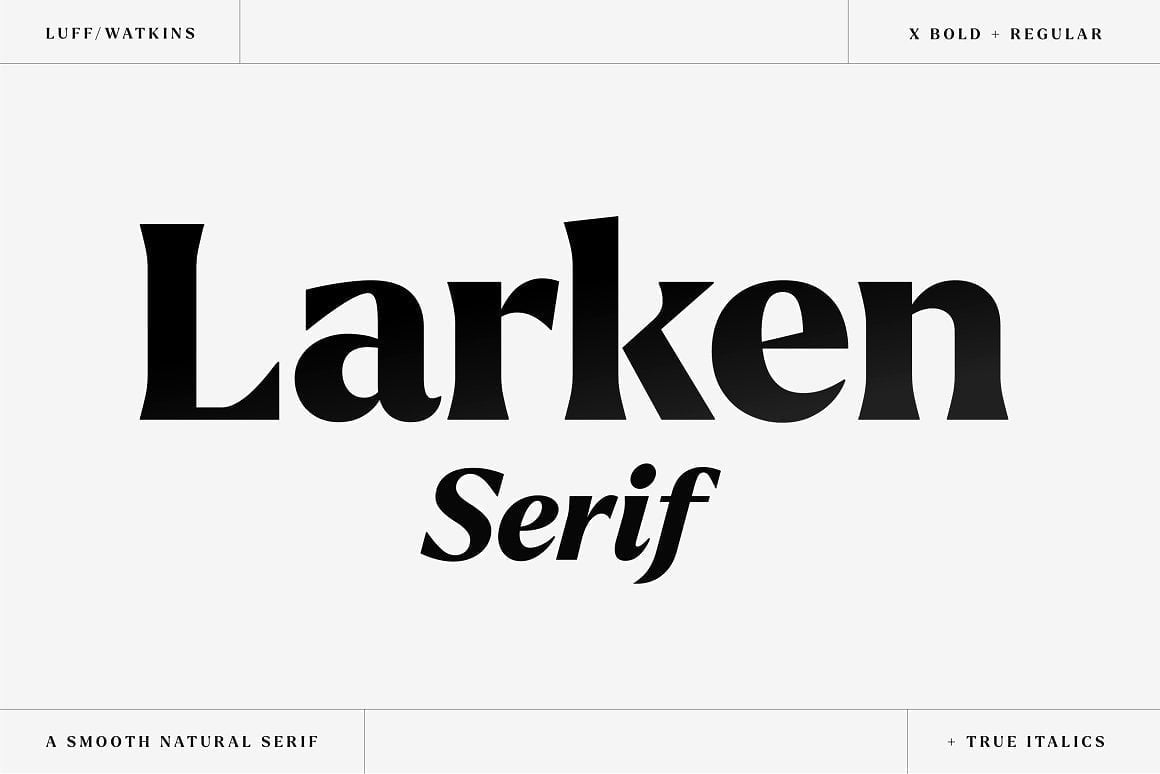 Larken Font Family - Download Free Fonts