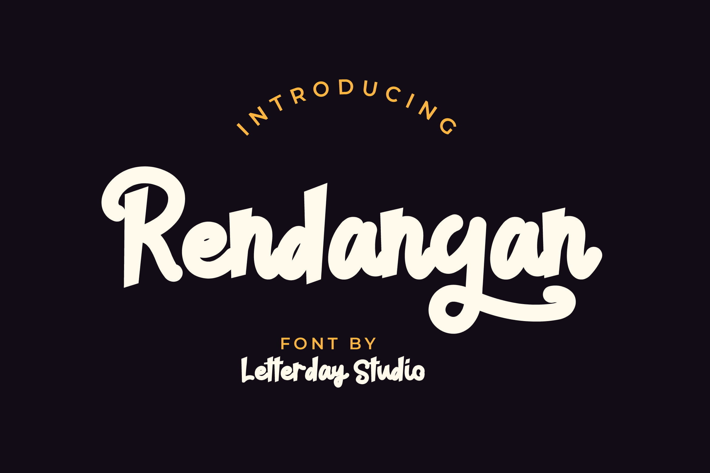 Rendangan Font - Download Free Fonts