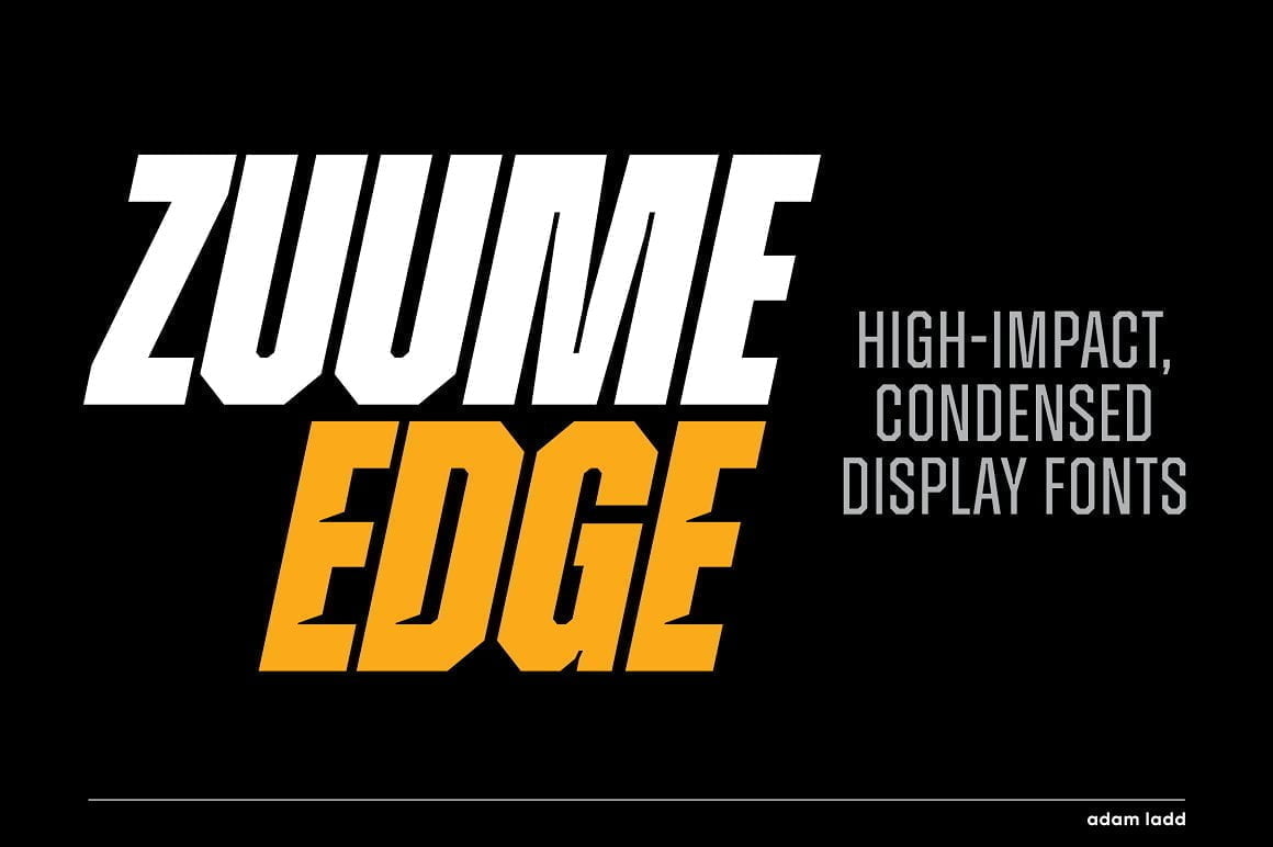 Zuume Edge Font Family - Download Free Fonts
