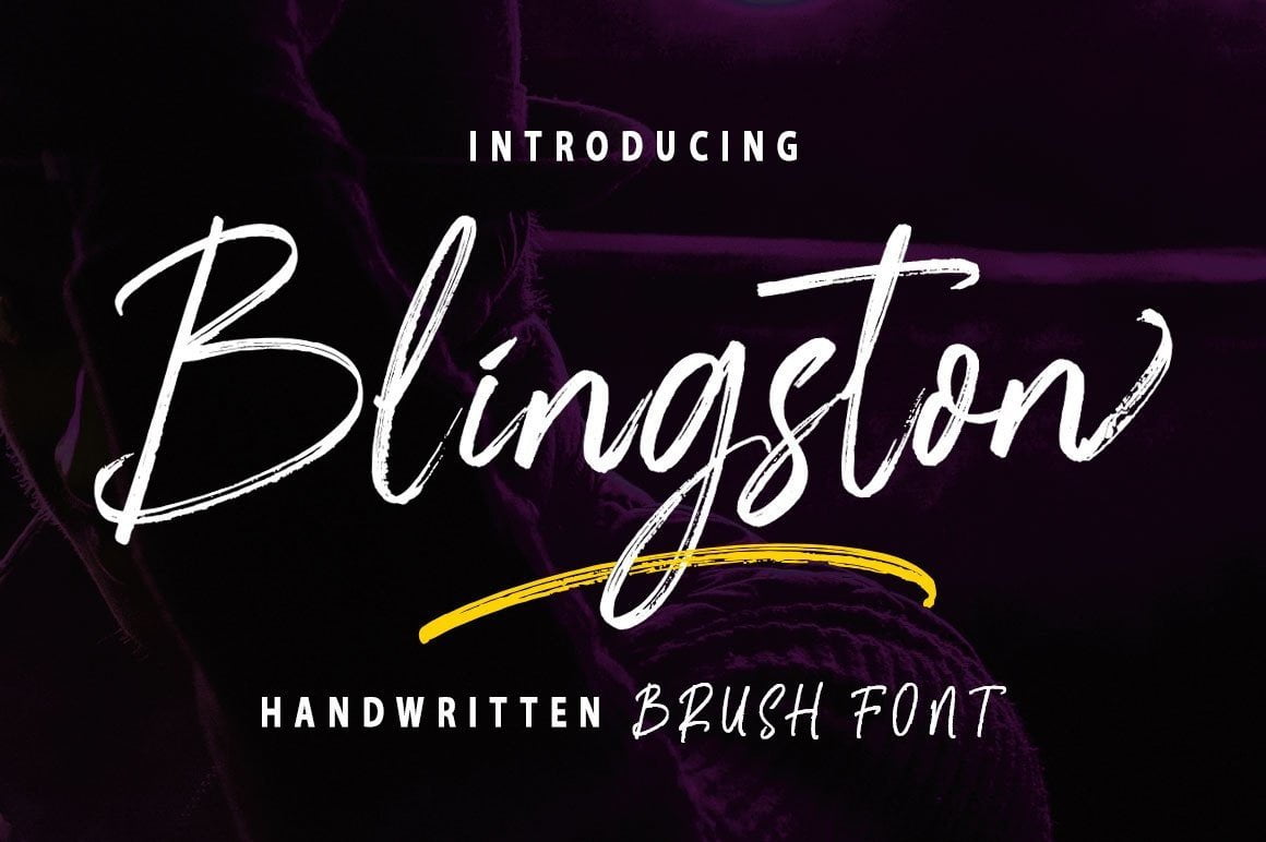 Blingston Font - Download Free Fonts