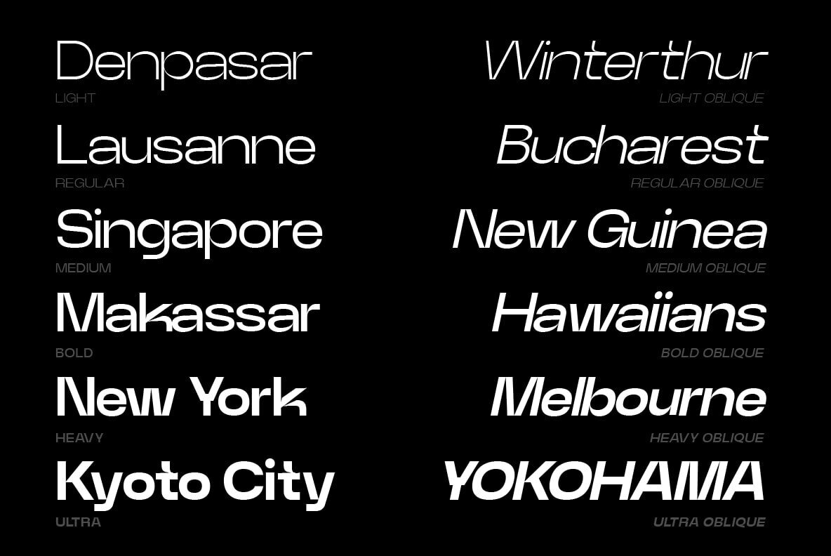Neue Power Font Family - FontforFree