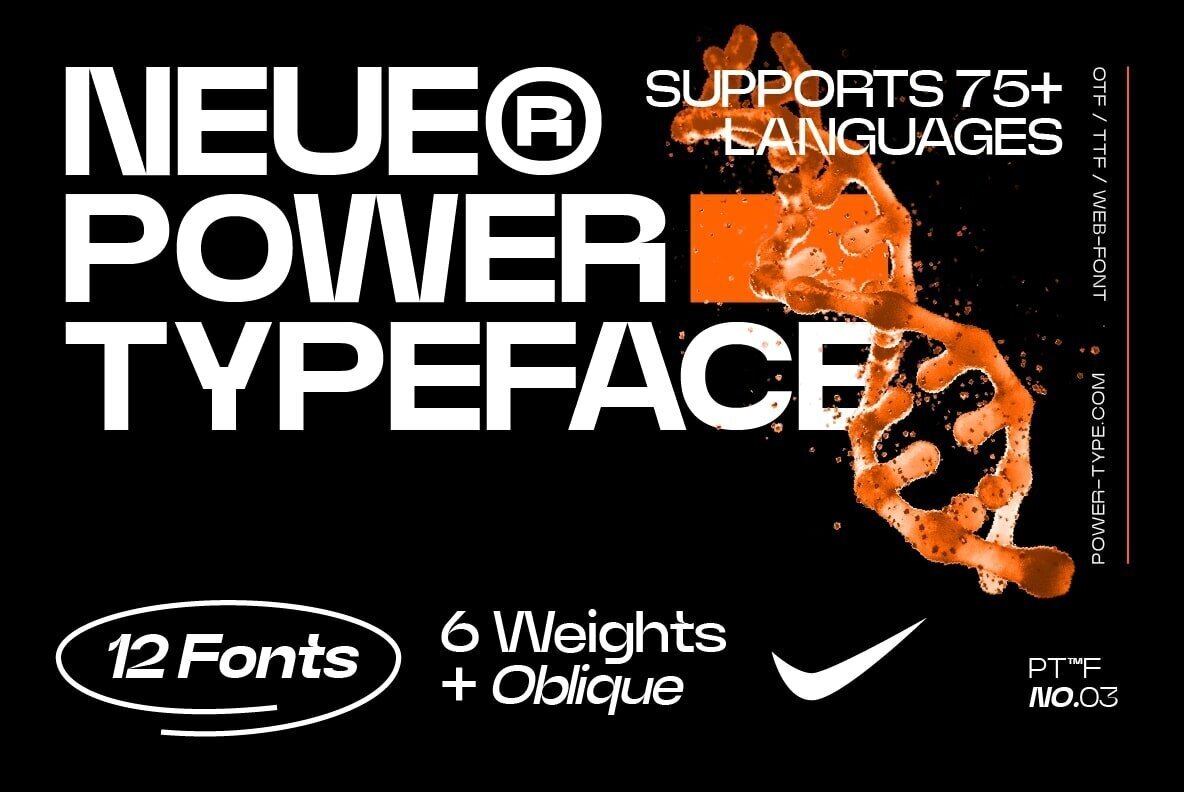 Neue Power Font Family - FontforFree