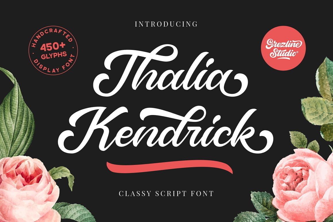 Thalia Kendrick Font - Download Free Fonts