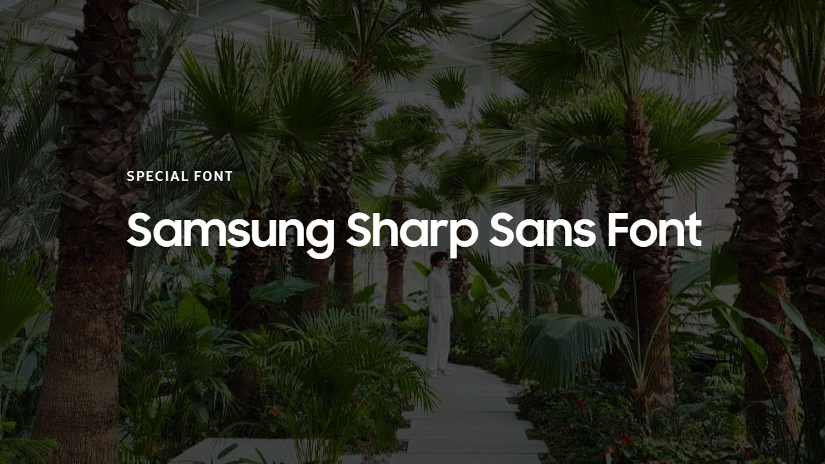 Samsung Sharp Sans Font Family - FontforFree