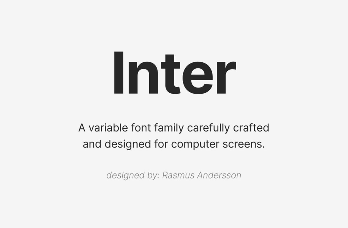 Inter Font Family - FontforFree
