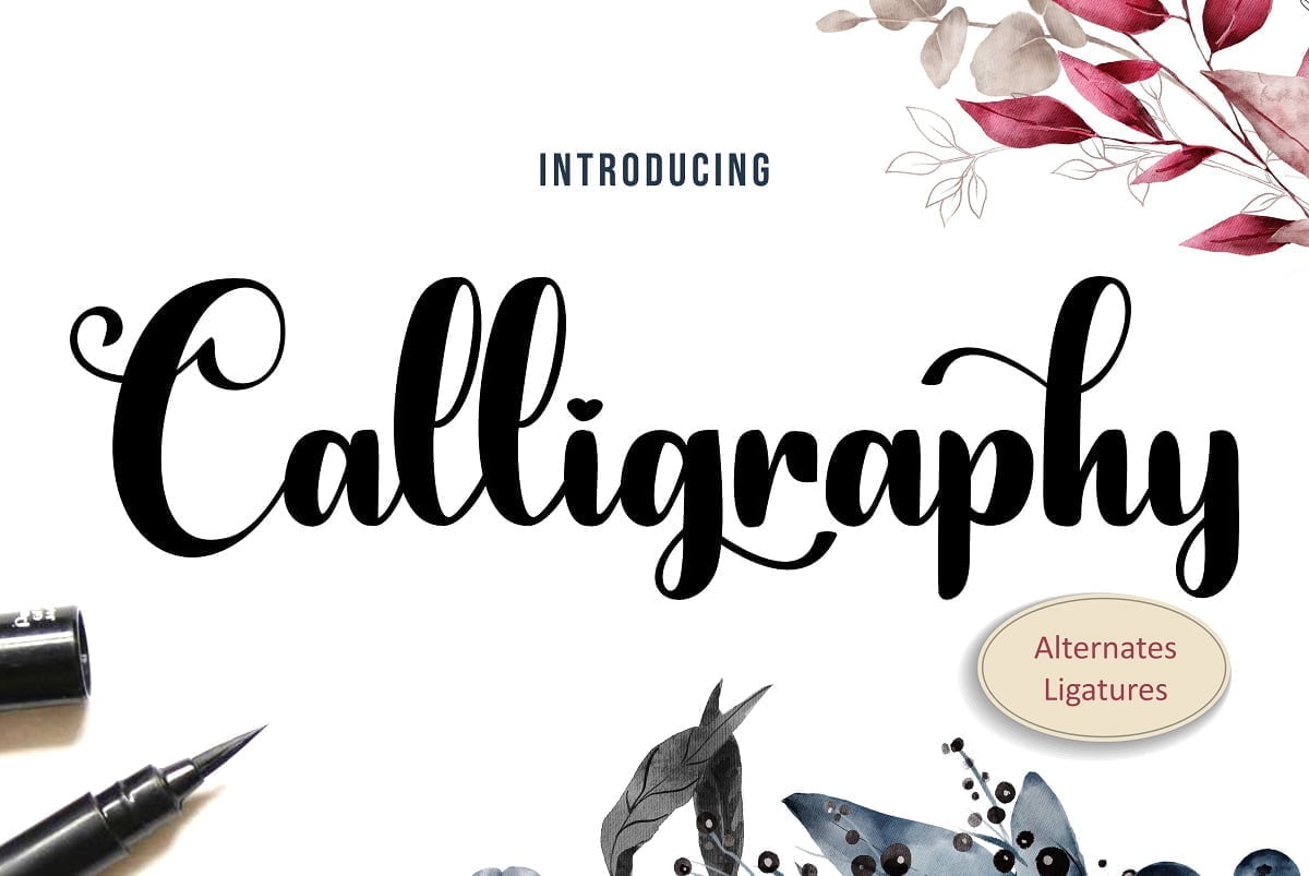 Calligraphy Font - Download Free Fonts