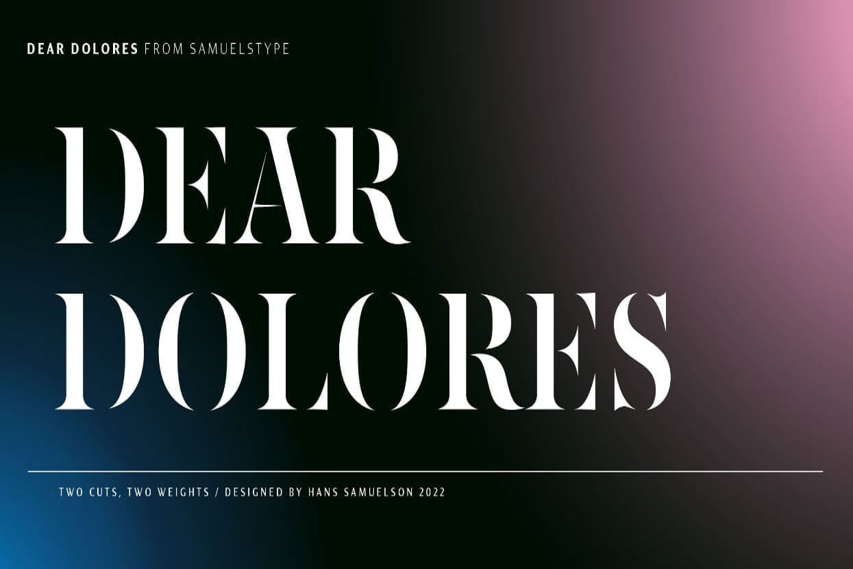 Dear Dolores Font Family - Download Free Fonts