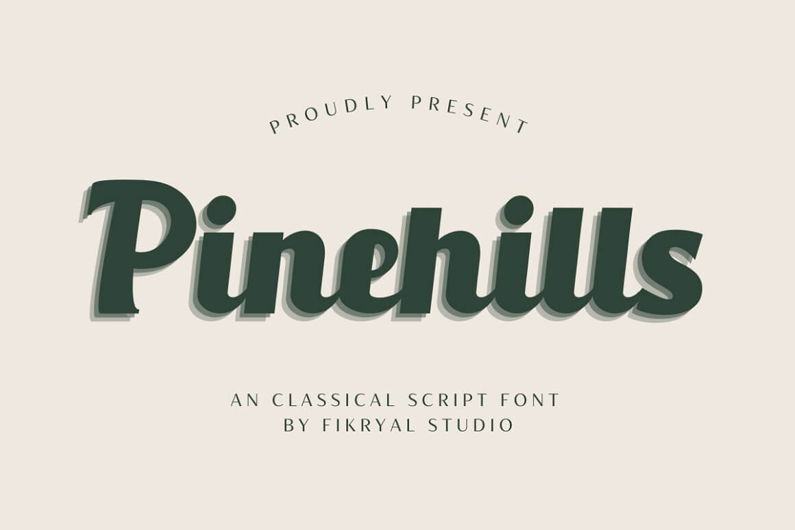 Pinehills Font - Download Free Fonts
