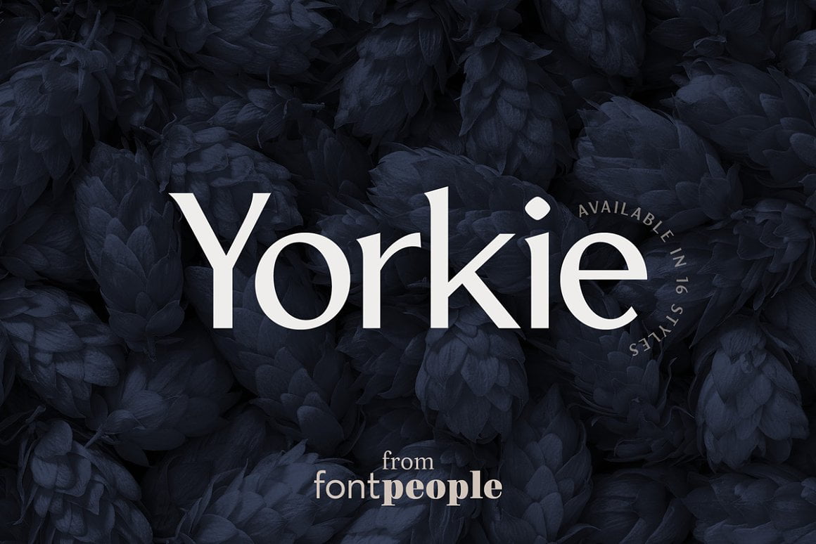 Yorkie Font Family - FontforFree