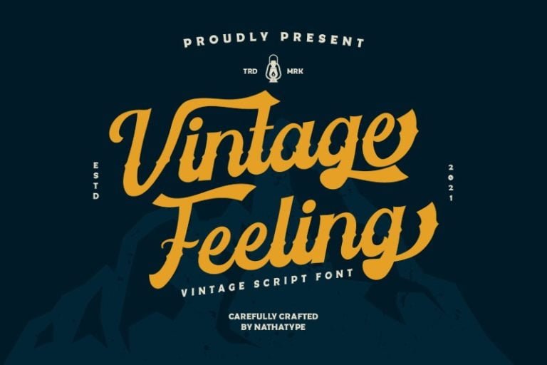 Vintage Feeling Font - Download Free Fonts