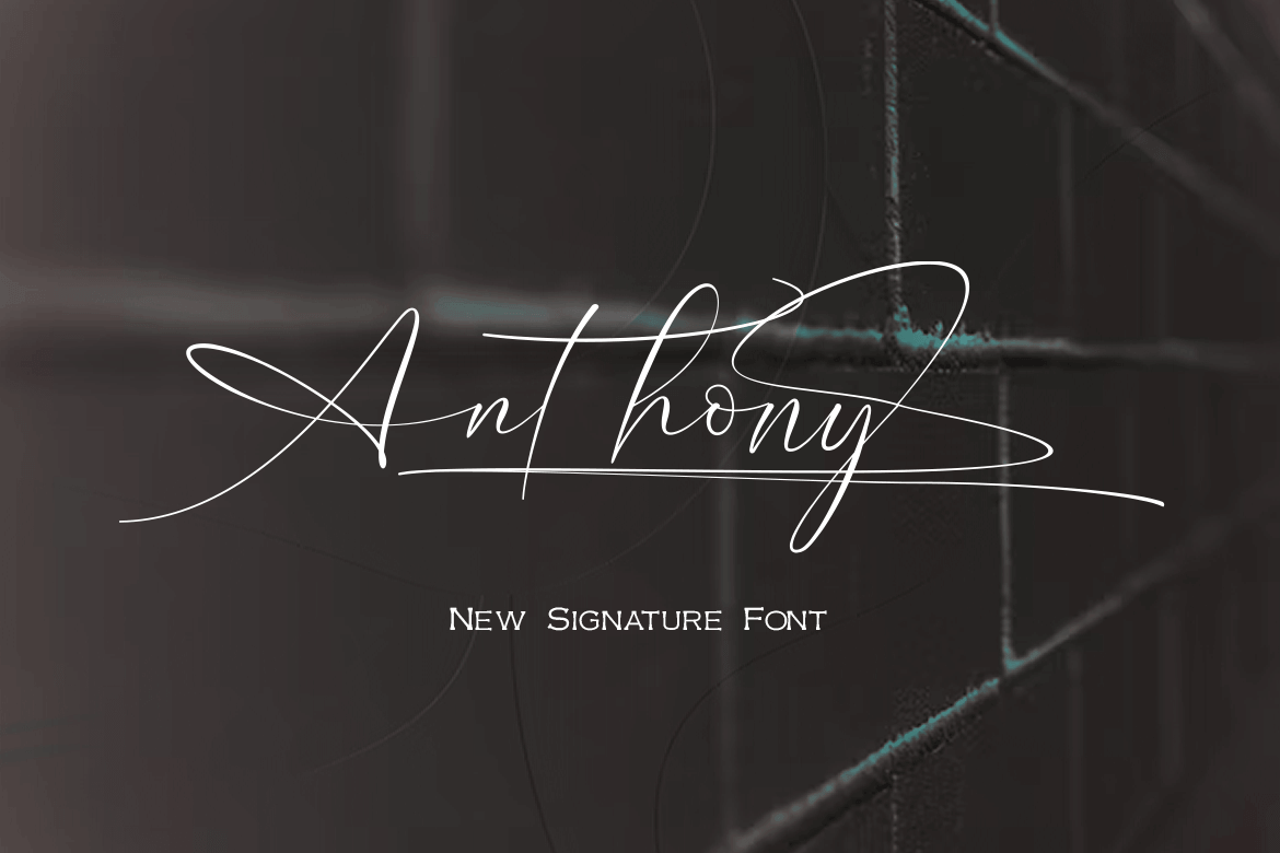 Anthony Font - Download Free Fonts