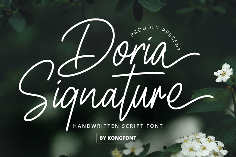 Doria Signature Font - Download Free Fonts