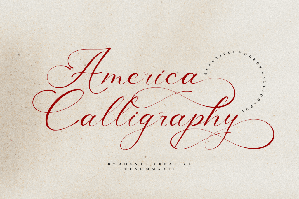 America Calligraphy Font - Download Free Fonts