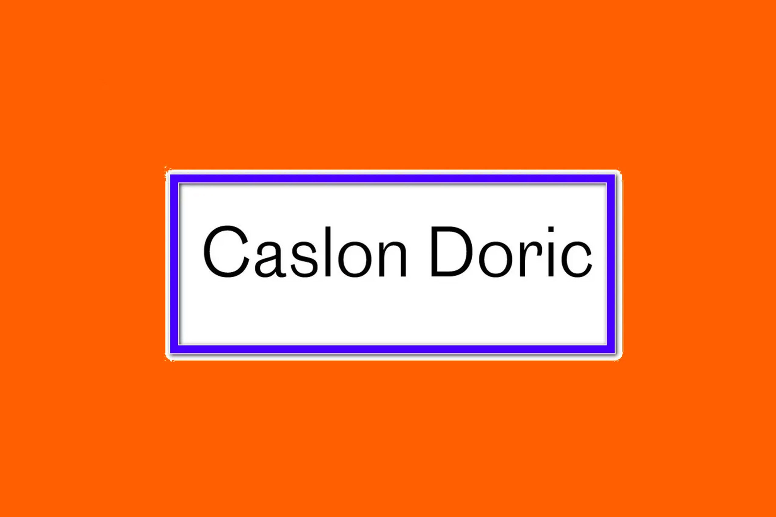 Caslon Doric Font Family - Download Free Fonts