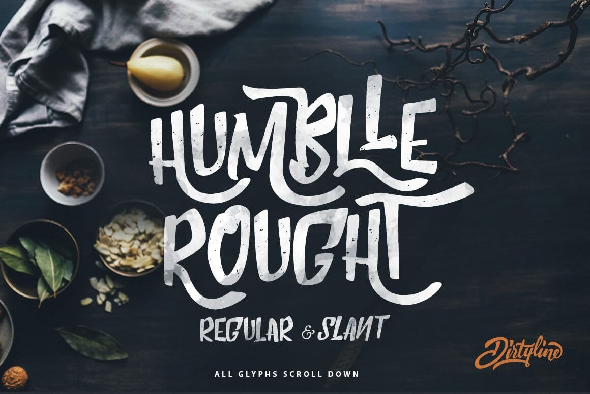 Humblle Rought Font - Download Free Fonts