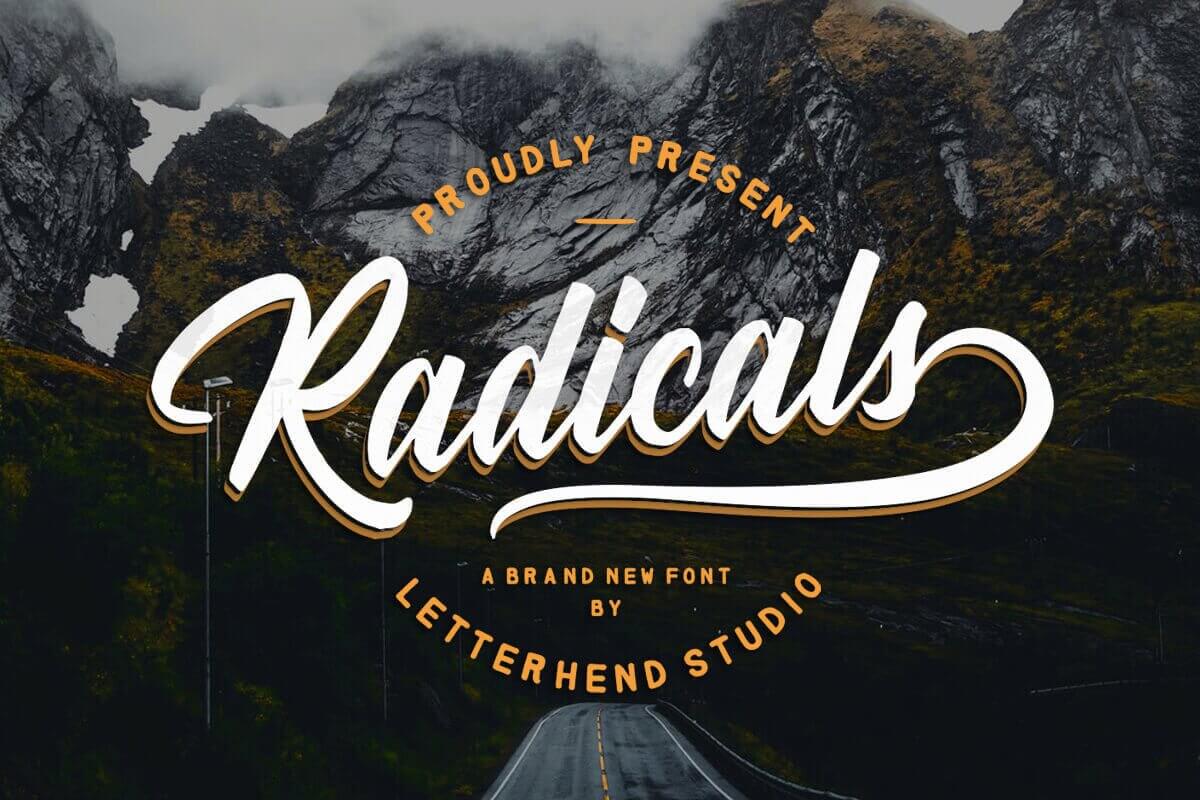 Radicals Font - Download Free Fonts