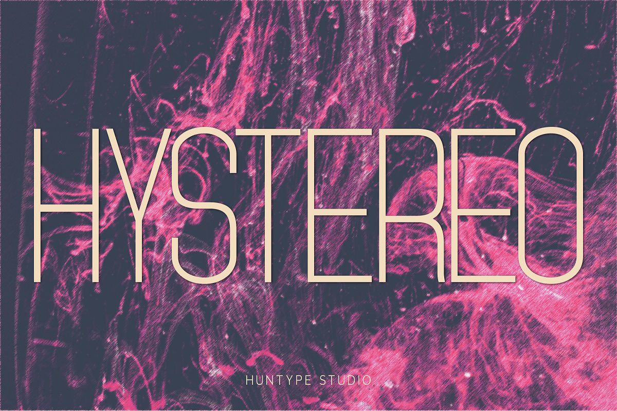 Hystereo Font - FontforFree