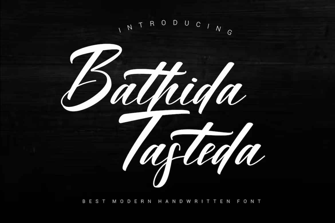 Bathida Tasteda Font - Download Free Fonts