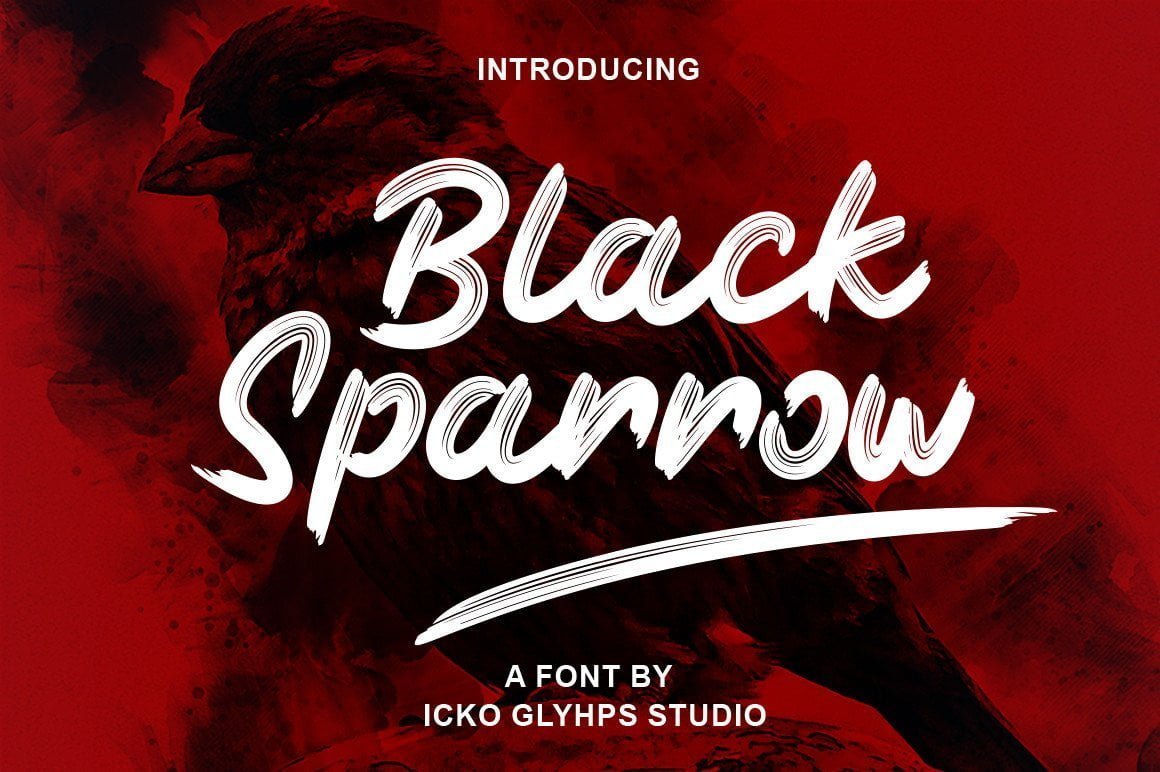 Black Sparrow Font - Download Free Fonts