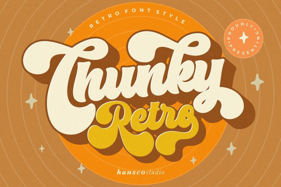 Chunky Retro Font - Download Free Fonts