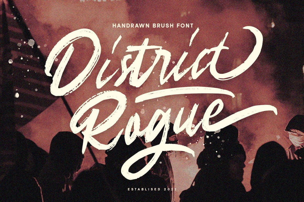 District Rogue Font - Download Free Fonts