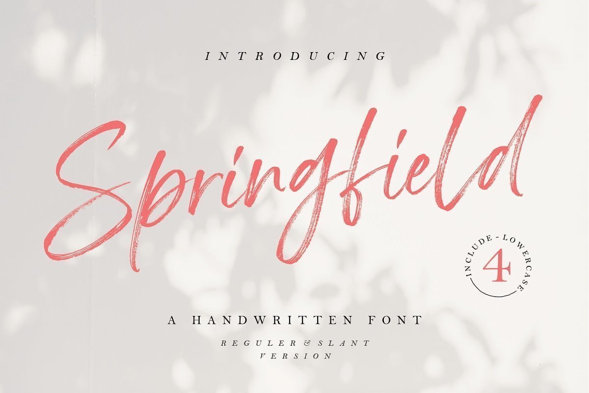 Springfield Font - Download Free Fonts