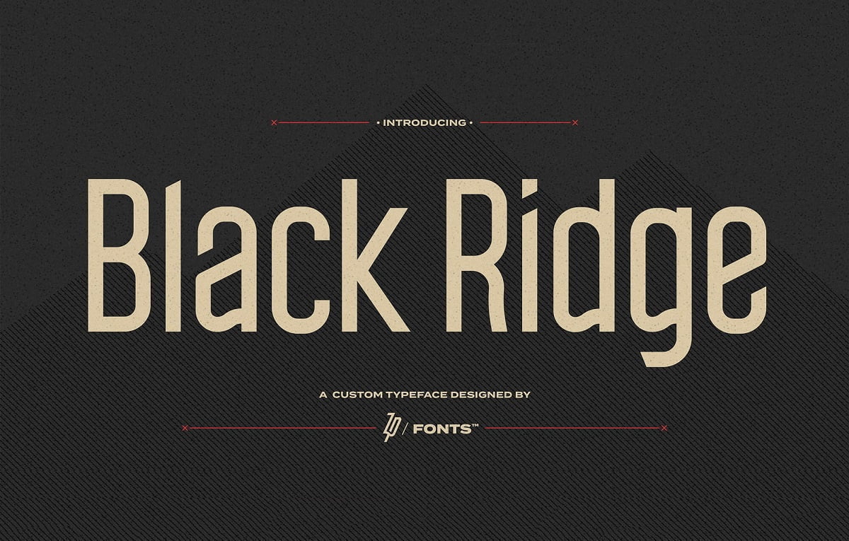 Black Ridge Font - Download Free Fonts
