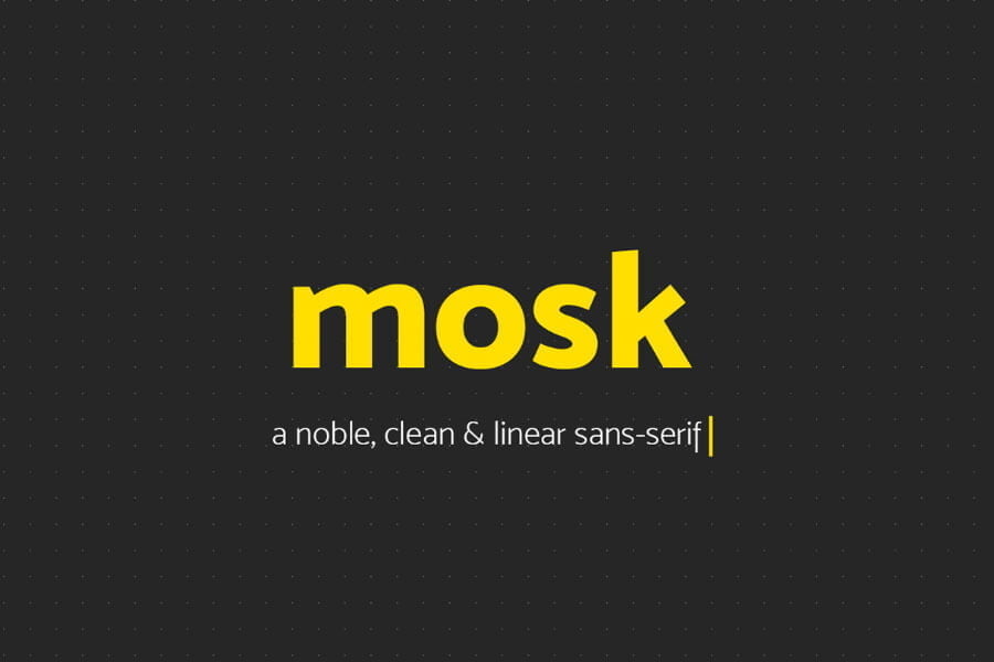 Mosk Font Family - Download Free Fonts