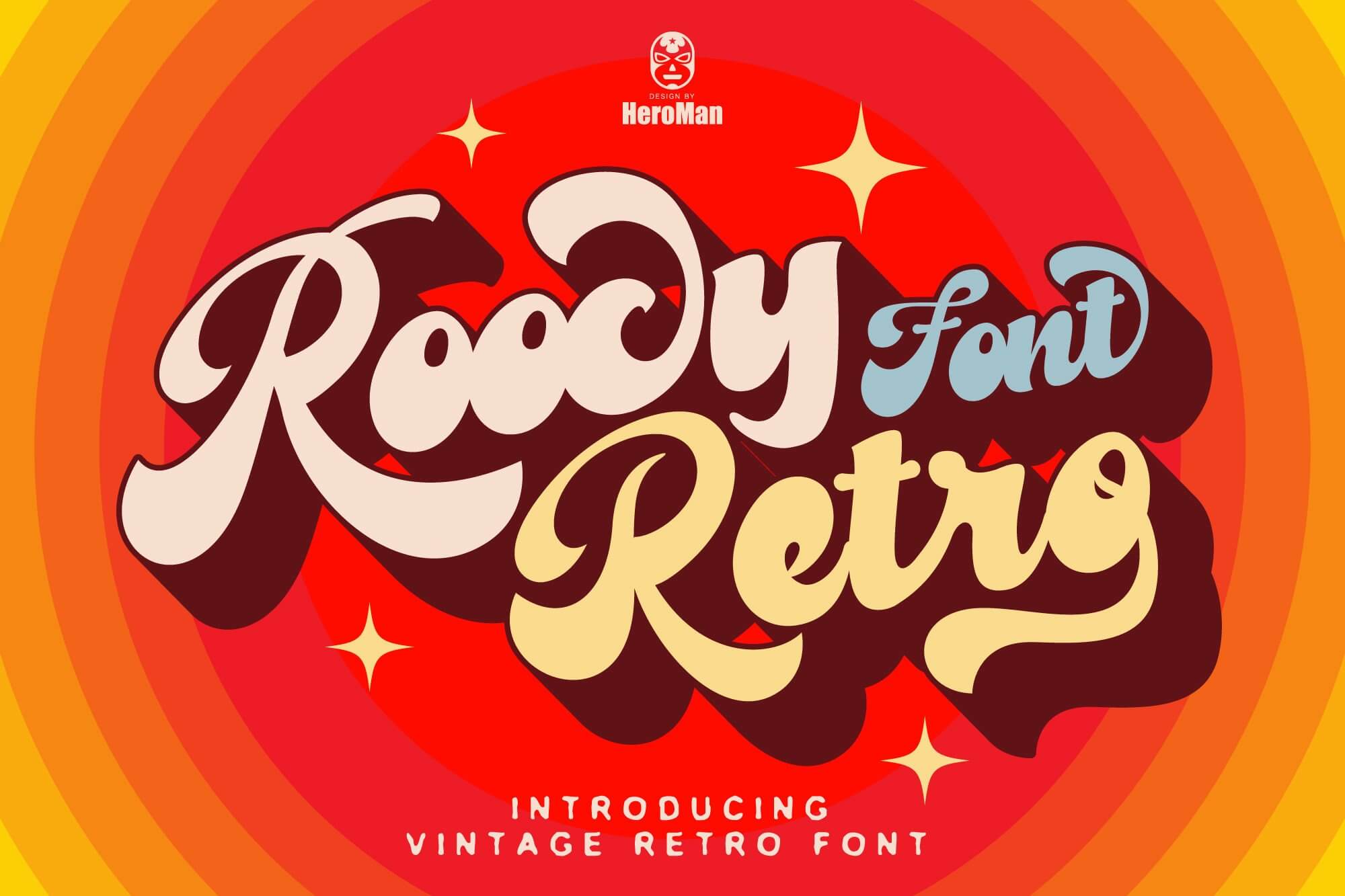 Roocy Retro Font - Download Free Fonts