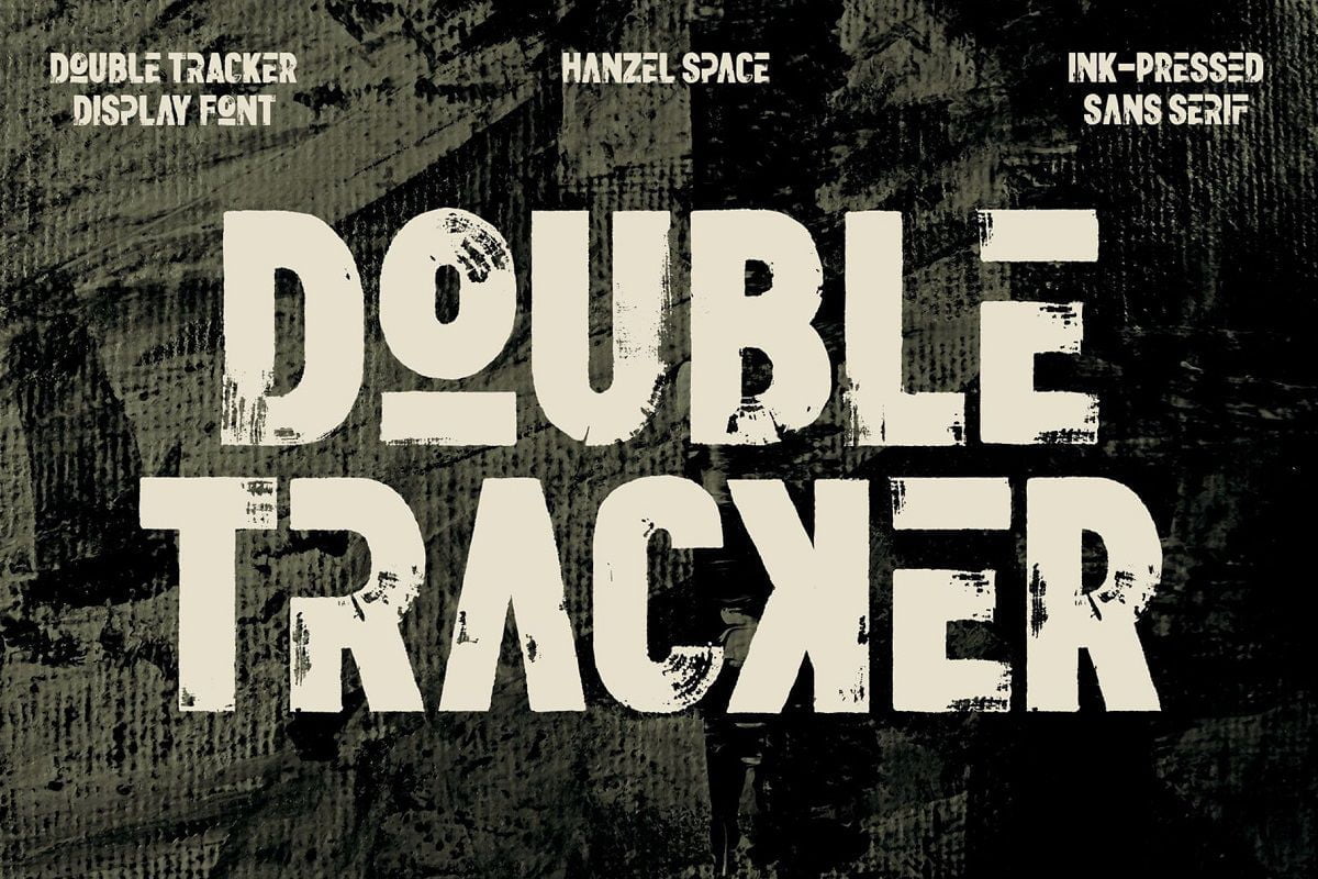Double Tracker Font - Download Free Fonts