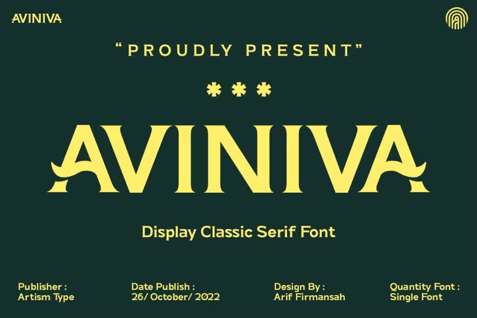 Aviniva Font - Download Free Fonts
