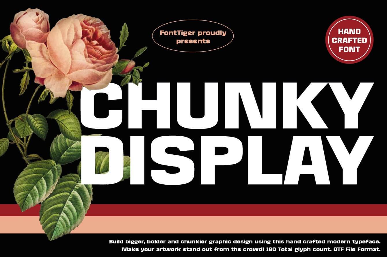 Chunky Display Font - Download Free Fonts