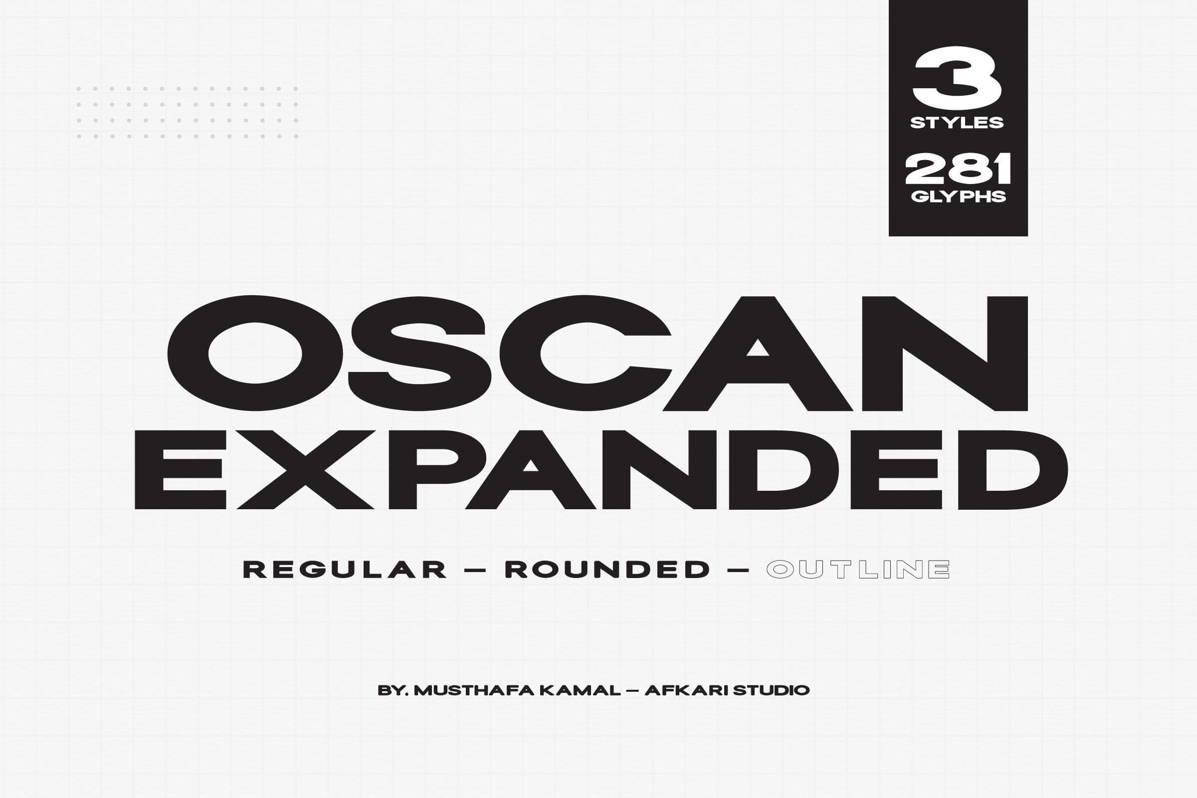 Oscan Expanded Font Family - Download Free Fonts