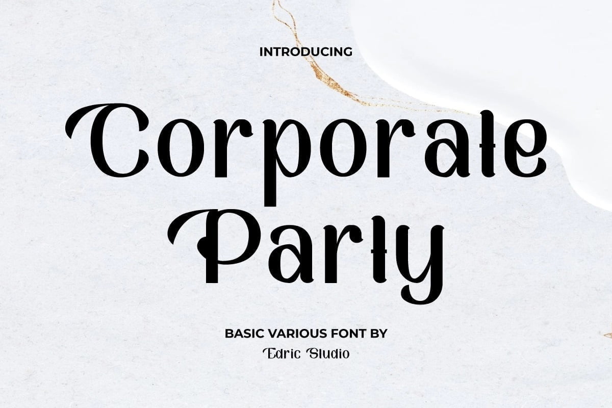 Corporate Party Font - Download Free Fonts