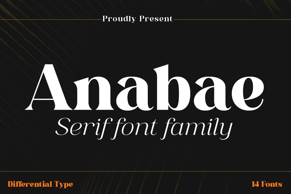 Anabae Font Family - Download Free Fonts