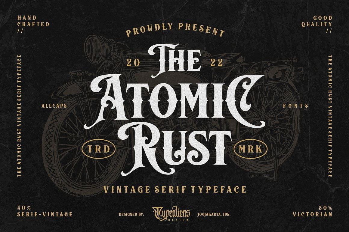 Atomic Rust Font - Download Free Fonts