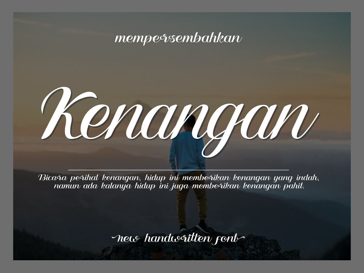 Kenangan Font - Download Free Fonts