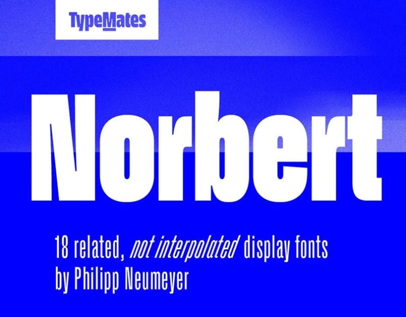 Norbert Font Family - Download Free Fonts