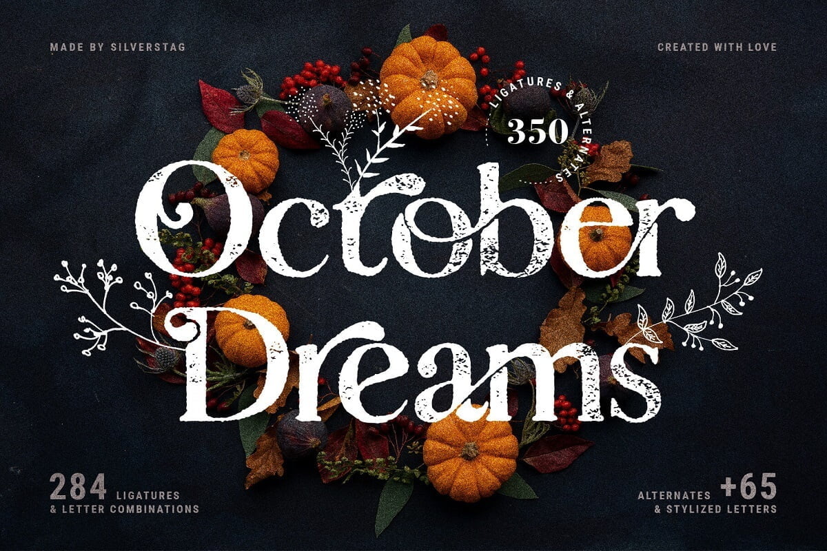 October Dreams Font - Download Free Fonts