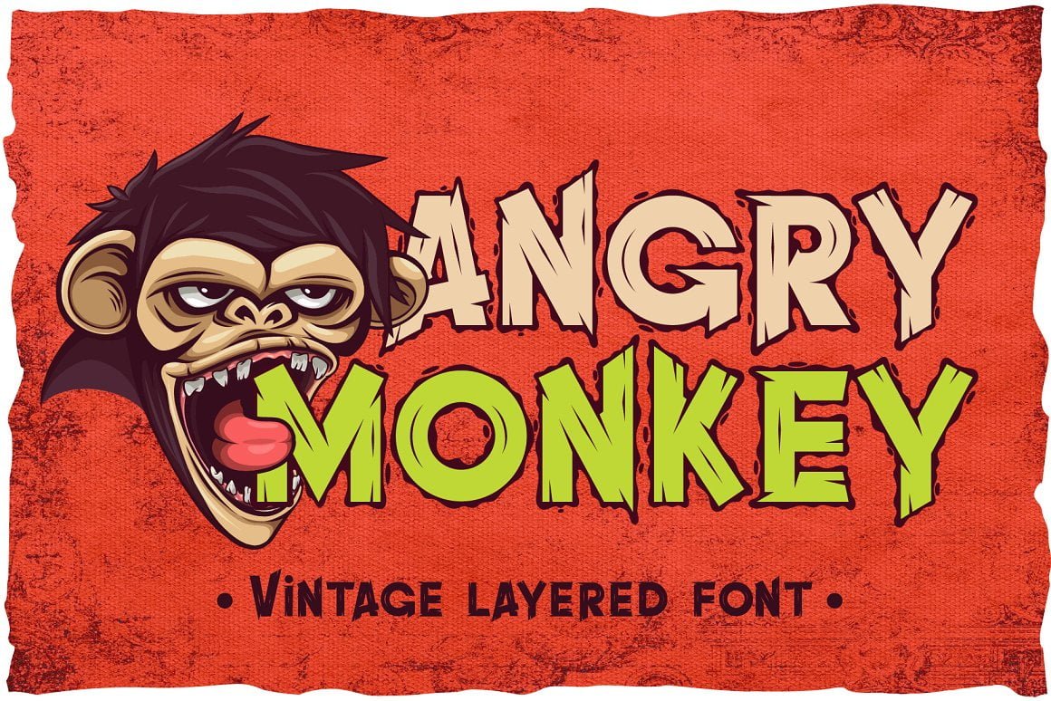 Angry Monkey Font - Download Free Fonts