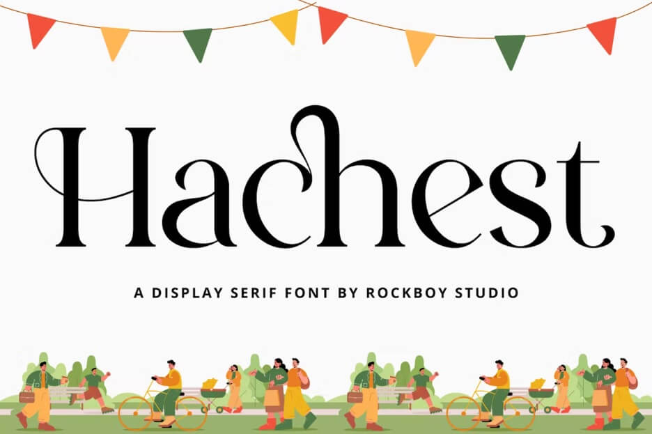 Hachest Font - Download Free Fonts
