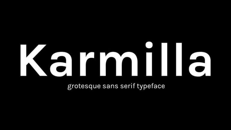 Karmilla Font - Download Free Fonts