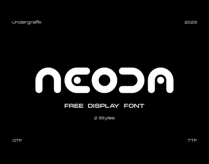 Neoda Font - Download Free Fonts