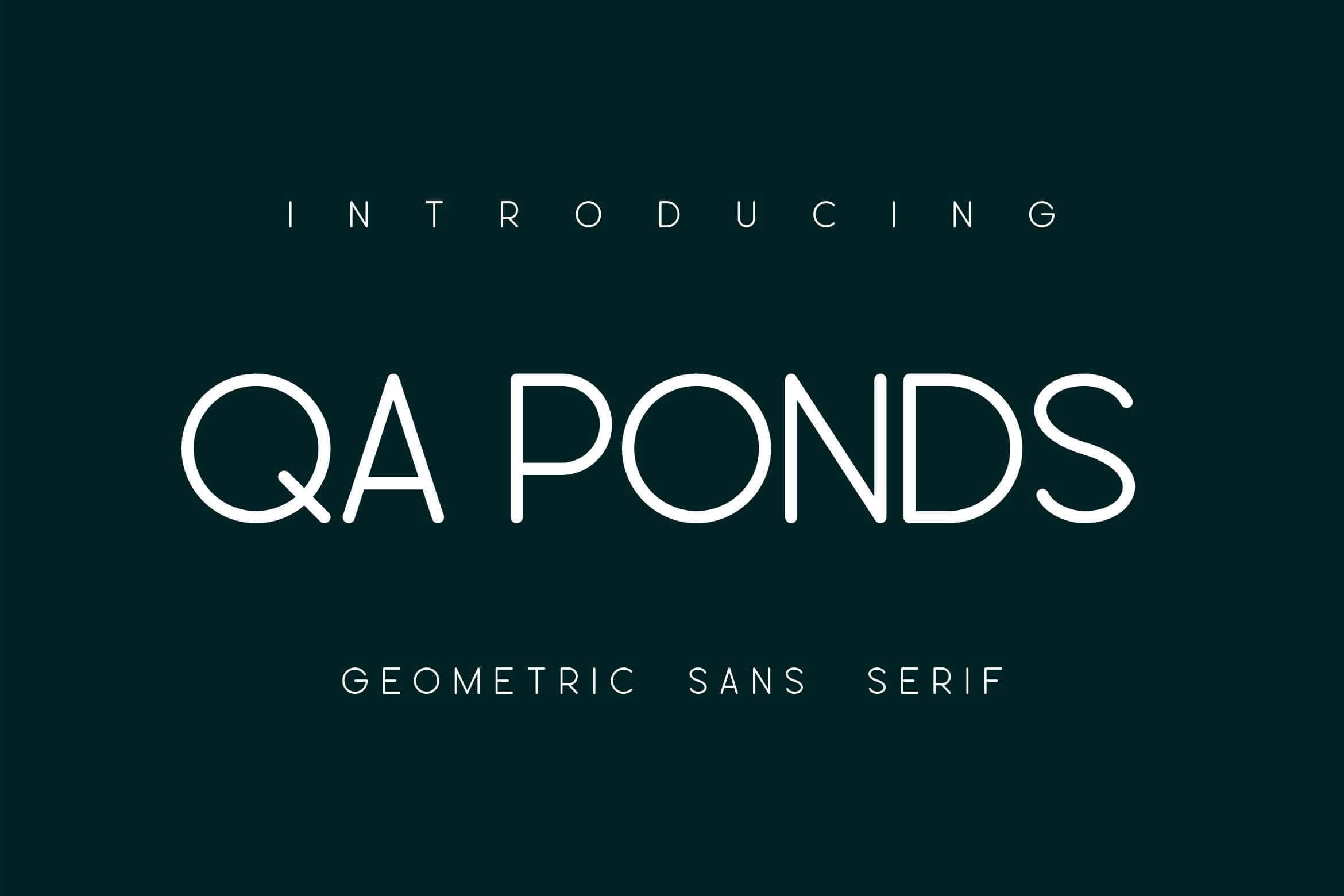 Qa Ponds Font - Download Free Fonts