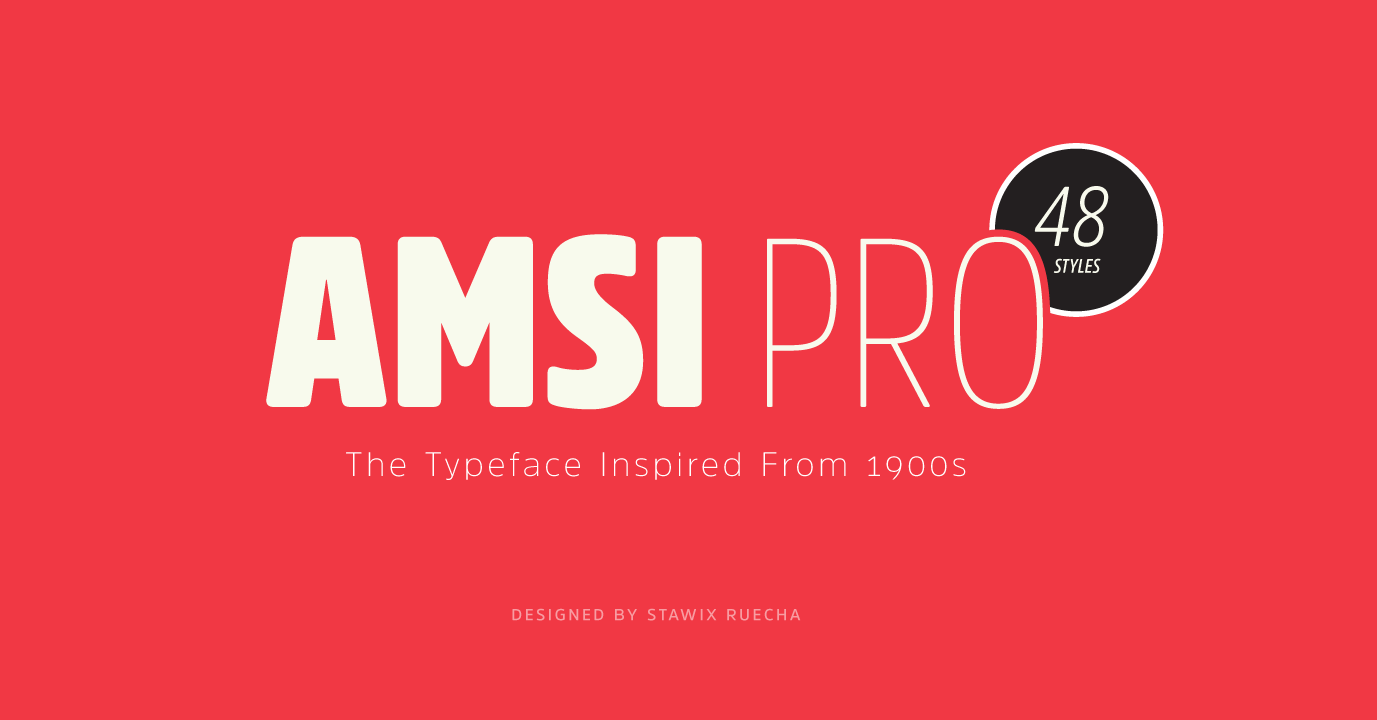 Amsi Pro Font Family - Download Free Fonts