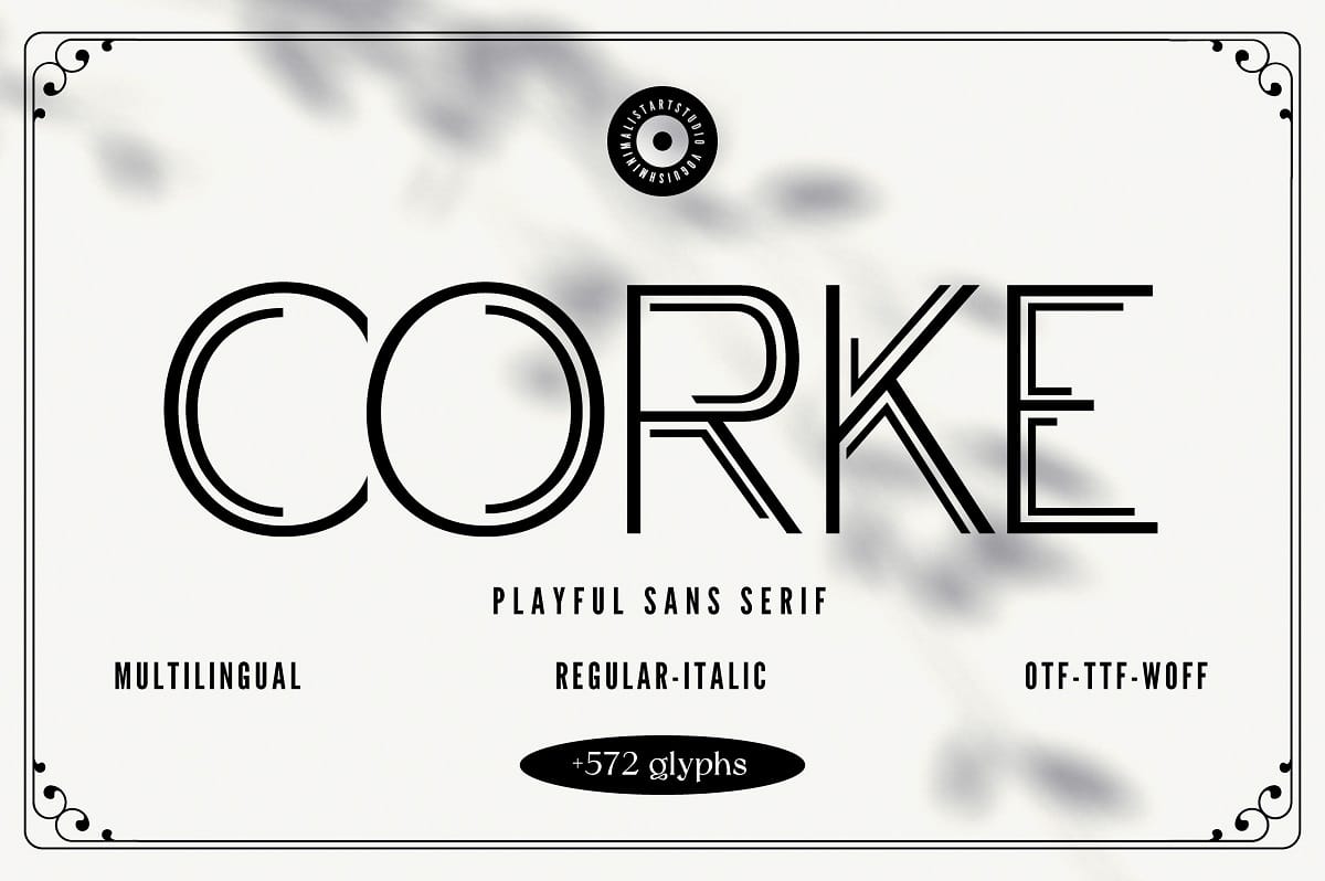 Corke Font Family - Download Free Fonts
