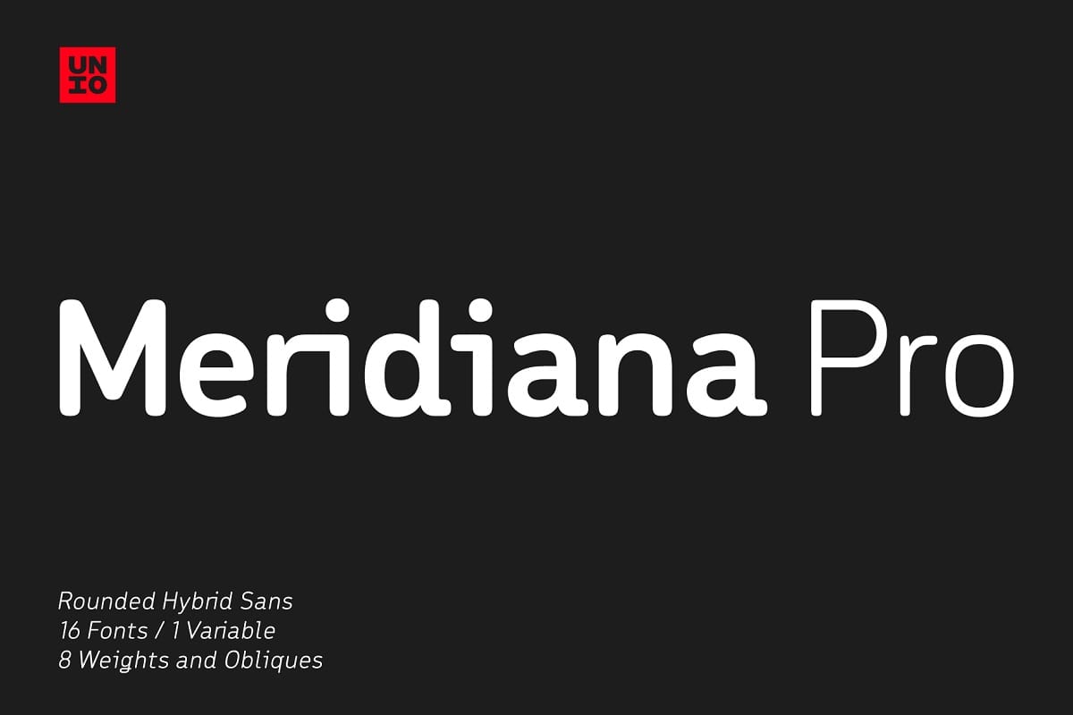 Meridiana Pro Font Family - Download Free Fonts